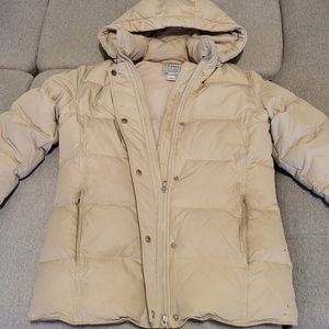 Old Navy | Jackets & Coats | Vintage Old Navy Beige Puffer Coat Small | Poshmark